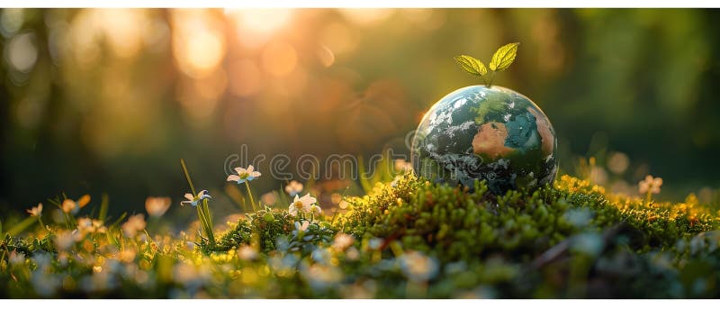 Green Future: Harmony of Nature and Clean Energy. Concept Clean Energy ...