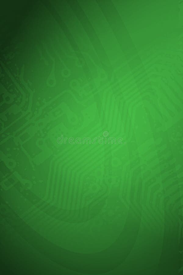 Green Futuristic Background Stock Illustration - Illustration of ...