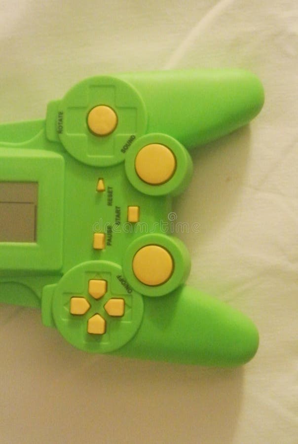 Green gamepad console stock photo. Image of play, circle - 326313806