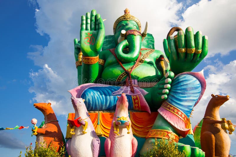 Green Hindu God