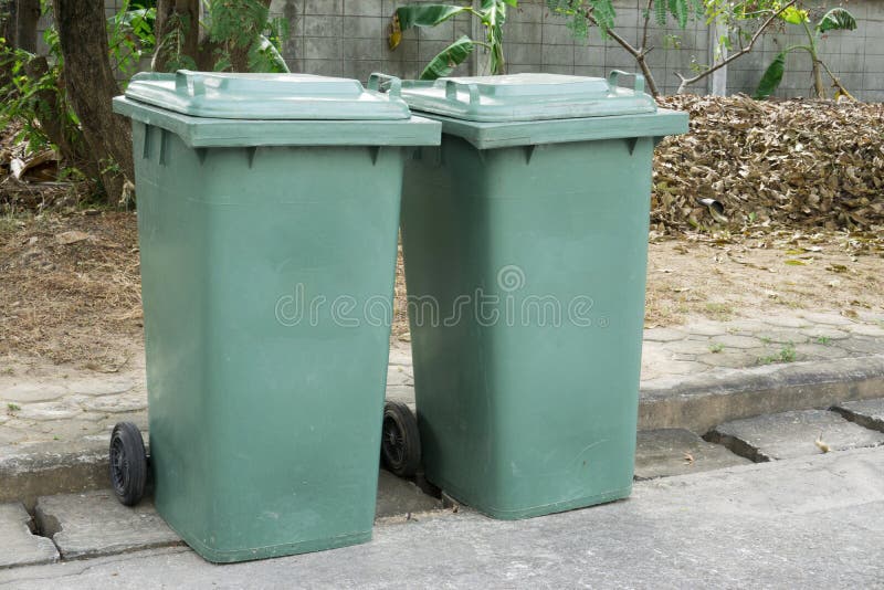 Green garbage stock image. Image of rubbish, green, pollution - 88342769