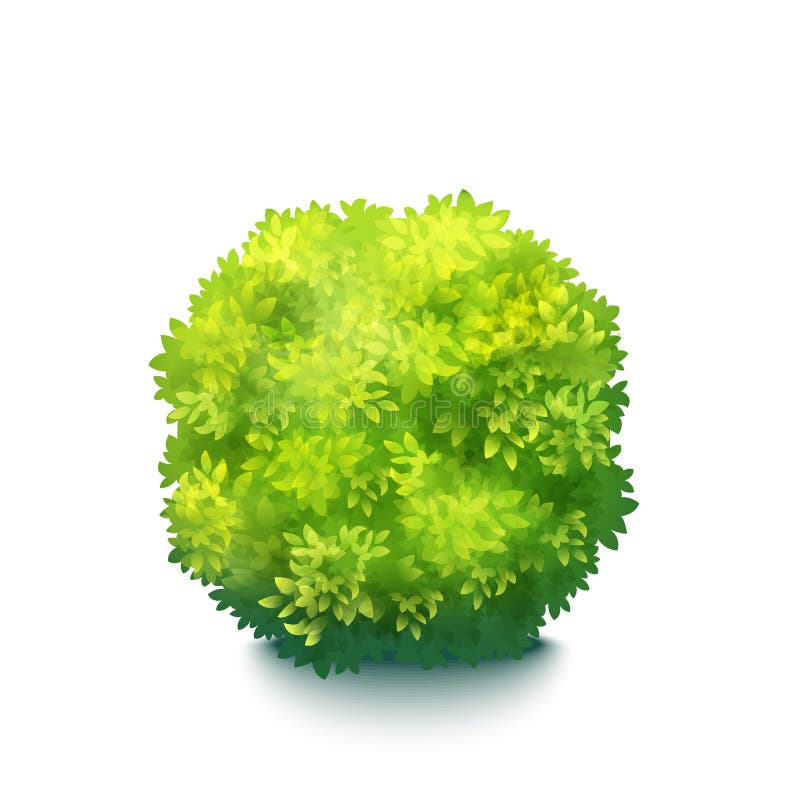 Green Garden Bush stock vector. Illustration of landscape - 140379428