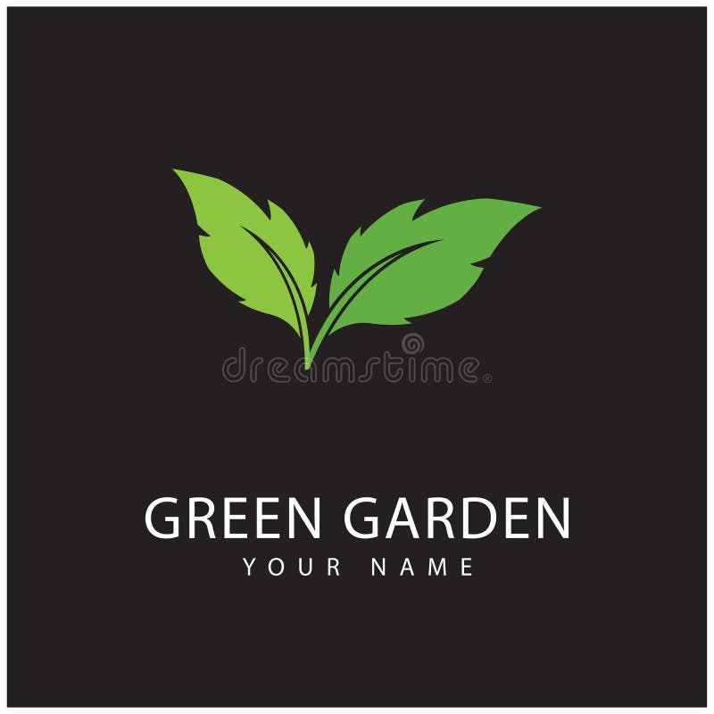 Green Garden Logo Vector and Symbol Stock Vector - Illustration of ...