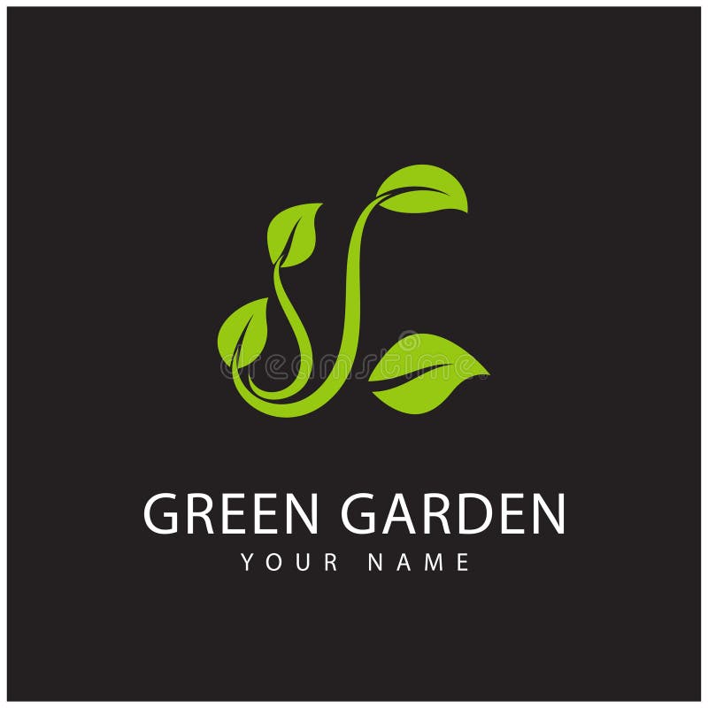 Green Garden Logo Vector and Symbol Stock Vector - Illustration of icon ...