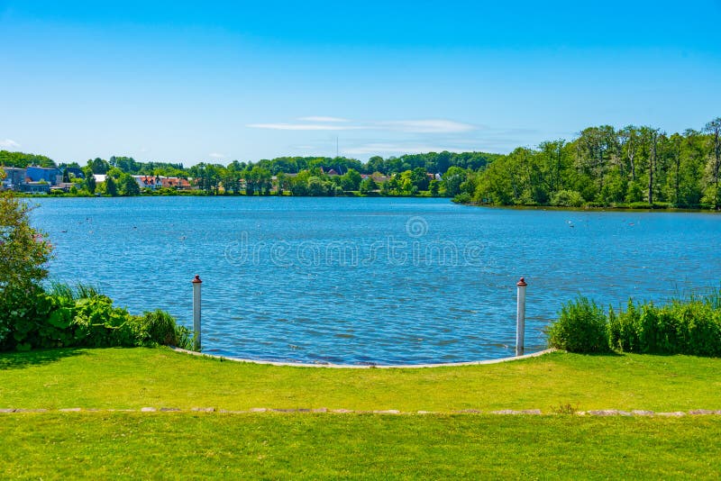 Green Gardens at Gr??sten Palace in Denmark Stock Photo - Image of ...