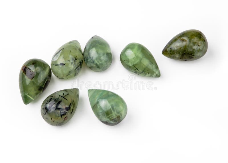 Green Garnet Teardrops stock photo. Image of garnet, jewel - 8855570