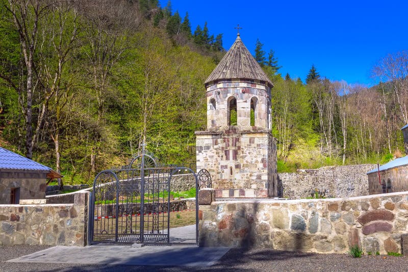 Green or Gelati Monastery, Georgia Stock Image - Image of green, famous ...