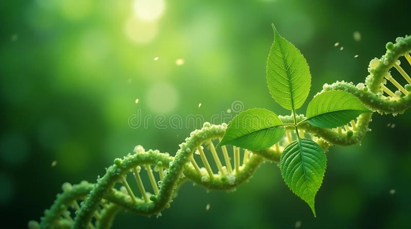 Green Genetic Engineering Future of Natural Medicine and Therapy Stock ...