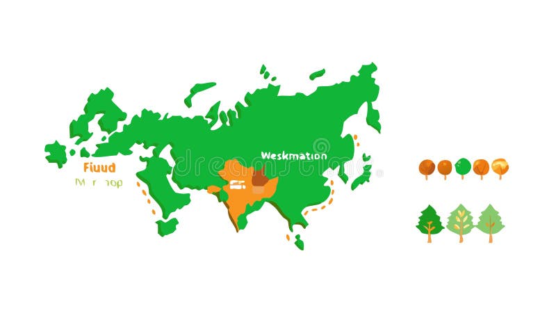 Green Geographic Map with Data Points, Vector Design Generative AI ...