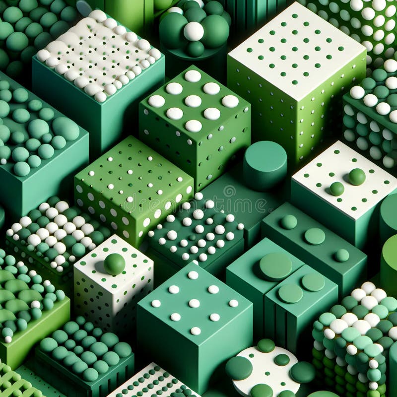 Green Geometric Abstract..Here are a Few Other Options:..* **Abstract ...