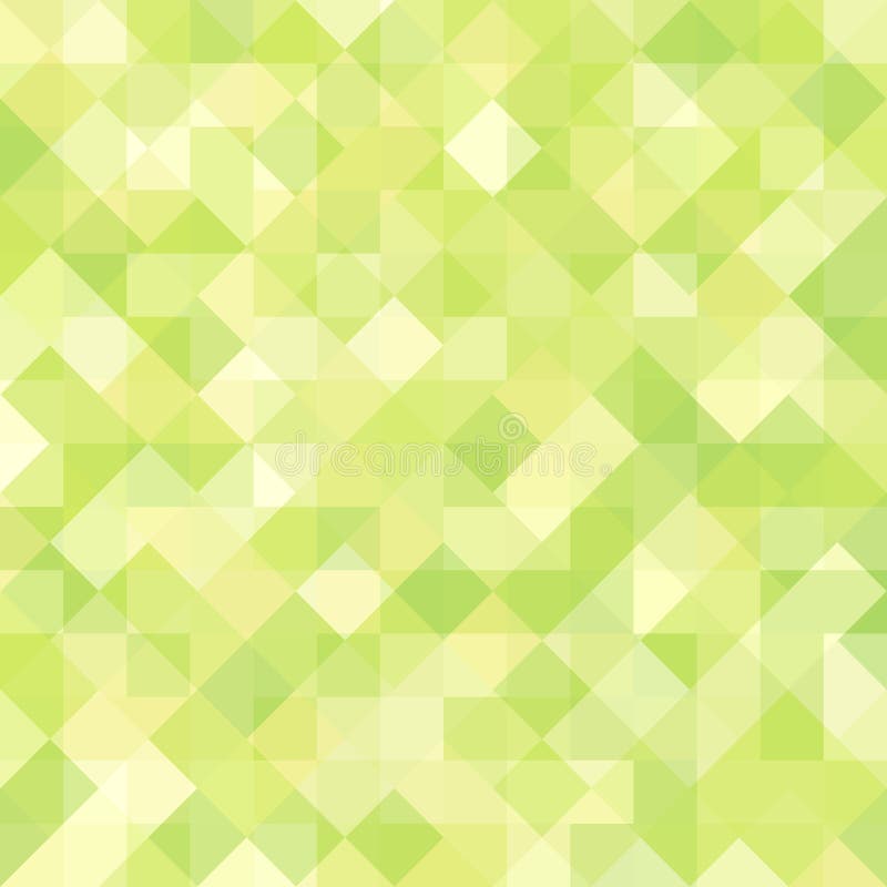 Green Geometric Background Consisting of Squares and Rhombs Stock ...