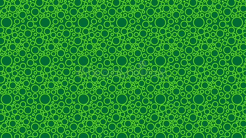 Green Geometric Circle Pattern Background Stock Vector - Illustration of geometry, seamless ...