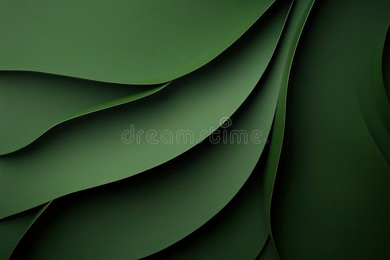 Green Geometric Paper Texture Background with Minimalist Cut Style ...