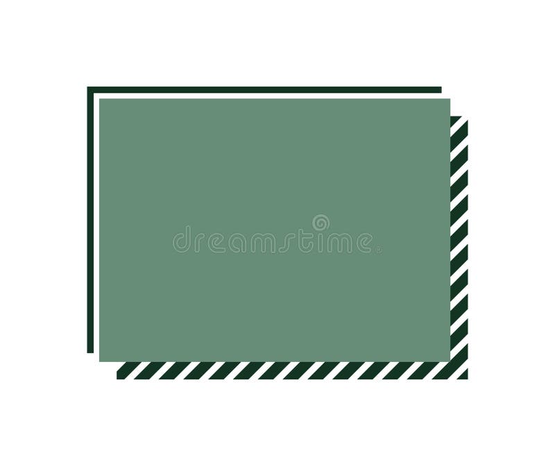 Green Geometric Text Box with Stripes PNG for Quote and Message Frame ... Green Geometric Text Box with Stripes PNG for Quote and Message Frame ...