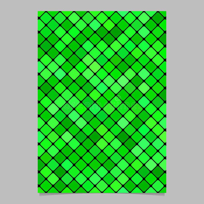 Green Rounded Square Pattern Poster Background Template Stock Photo ...