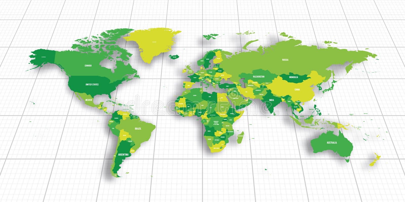 Geopolitical World Map. High Detail Political Map with Country Names ... Geopolitical World Map. High Detail Political Map with Country Names ...