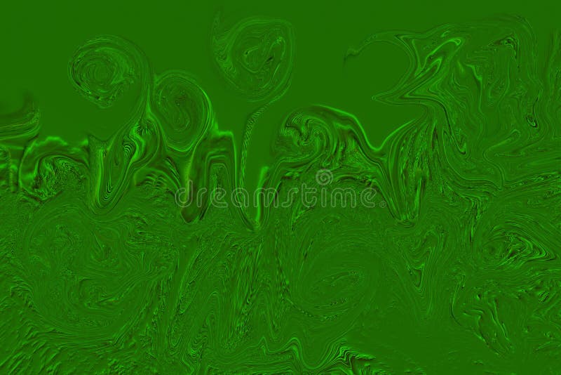 Green Ghosts 3d Abstract Design Stock Illustration - Illustration of ...