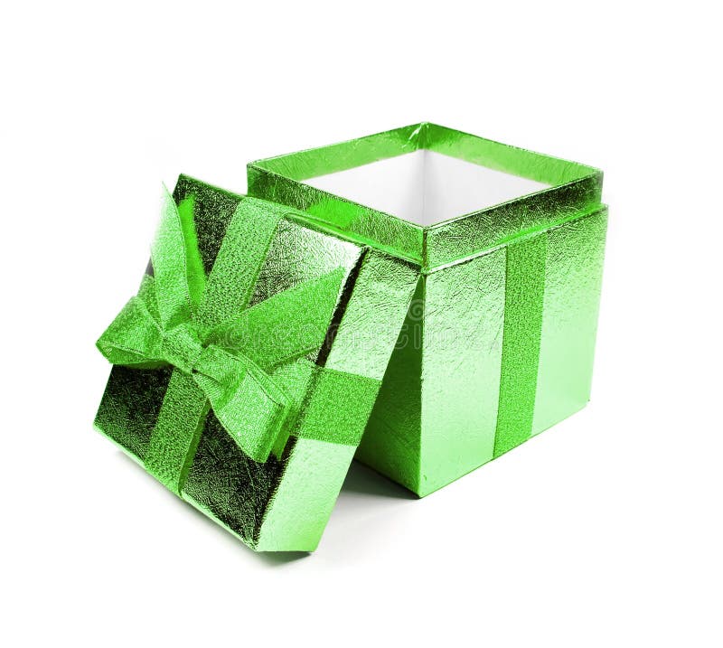 Green gift box stock photo. Image of receive, token, father - 3508316