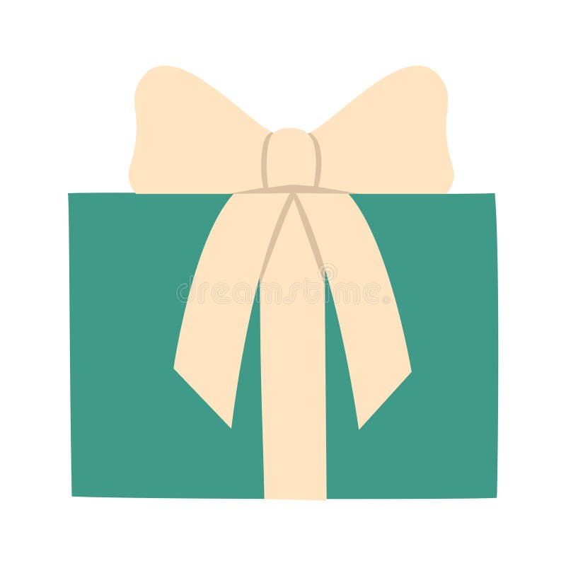 Green gift box stock vector. Illustration of packaging - 260612573