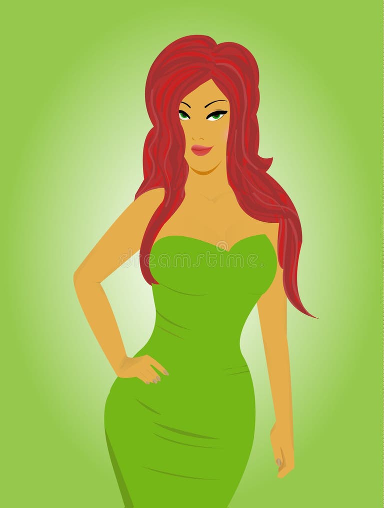 Green Girl Stock Illustrations – 172,840 Green Girl Stock Illustrations ...