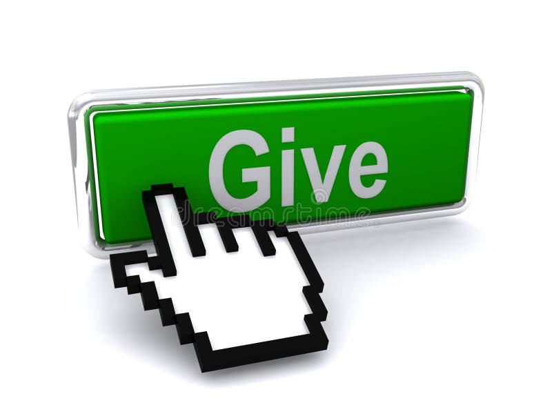 Donate web button stock illustration. Illustration of isolated - 20261829