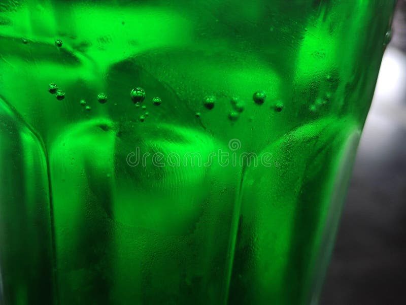 Green Glass Abstract Background, Close View Stock Photo - Image of ...