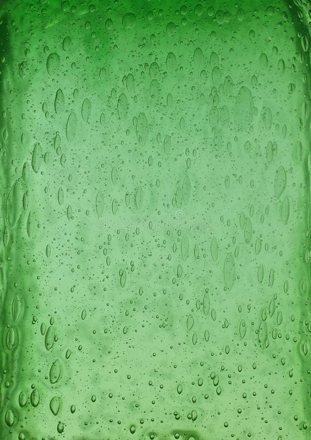 Green Glass Background Texture with Air Bubbles Stock Image - Image of ...
