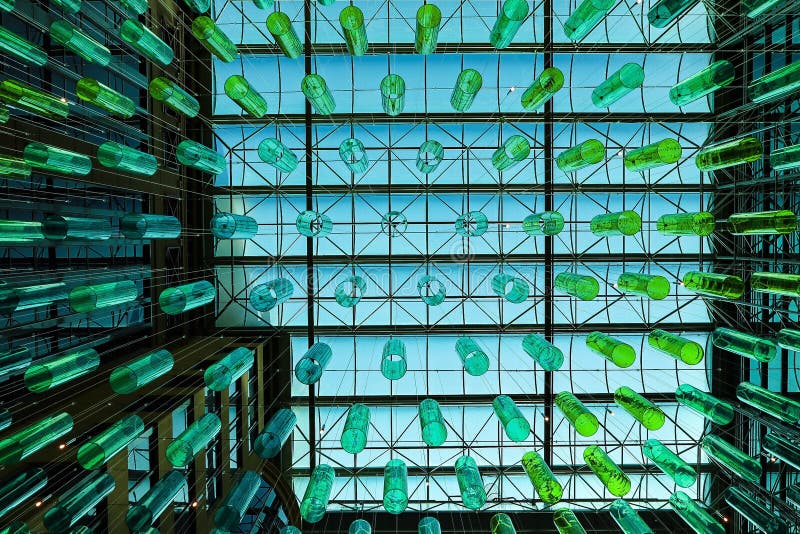 Green Glass Display Background Stock Photo - Image of background, green ...