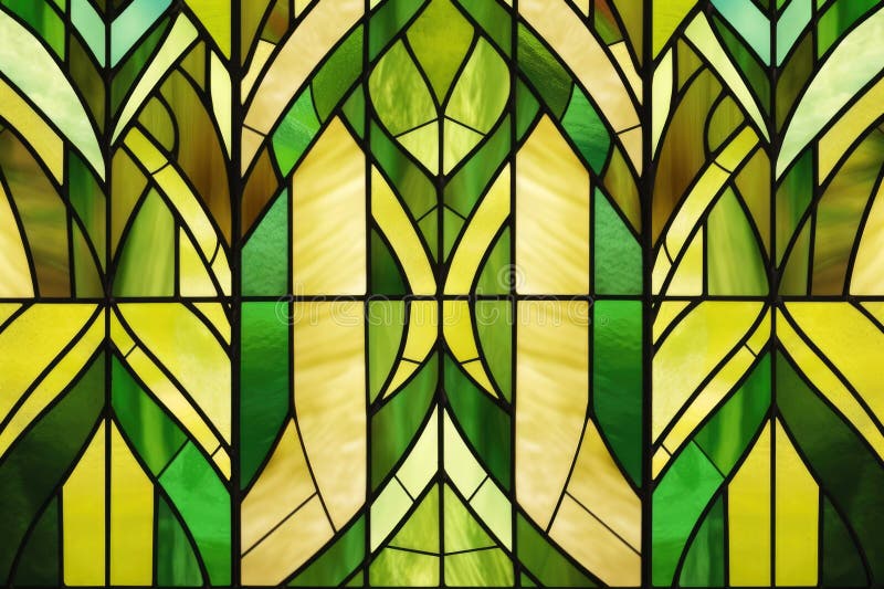 Green Glass Pattern, Created Using Generative Ai Technology Stock ...