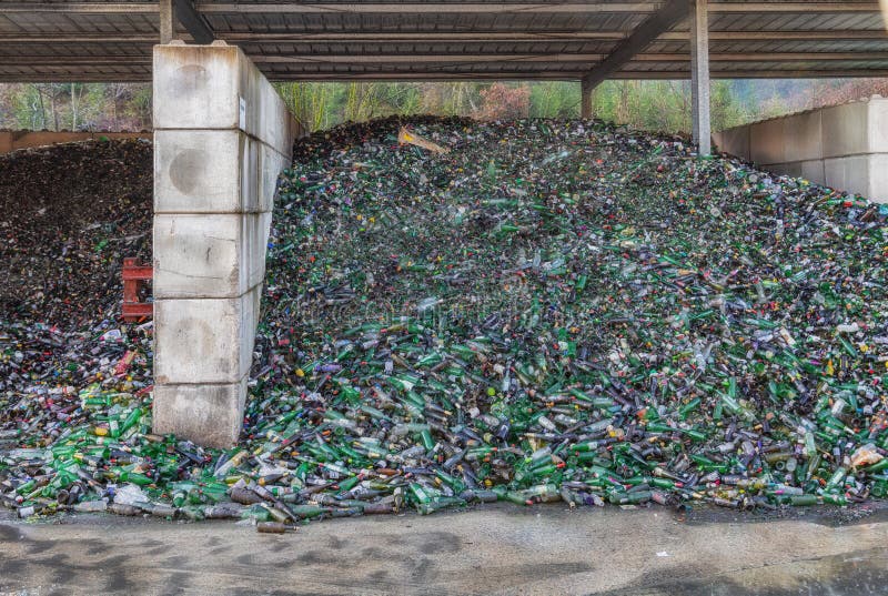 Glass waste stock photo. Image of containers, assortment - 32533524