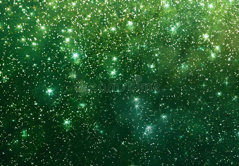 Sparkling Green Glitter Background Texture Stock Illustration ...