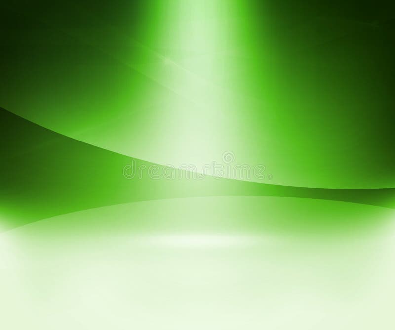 Green Glow Abstract Background Stock Illustration - Illustration of ...
