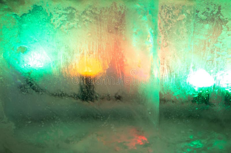 Green Glow of Ice , Ice Wall Stock Image - Image of wall, paint: 135915367