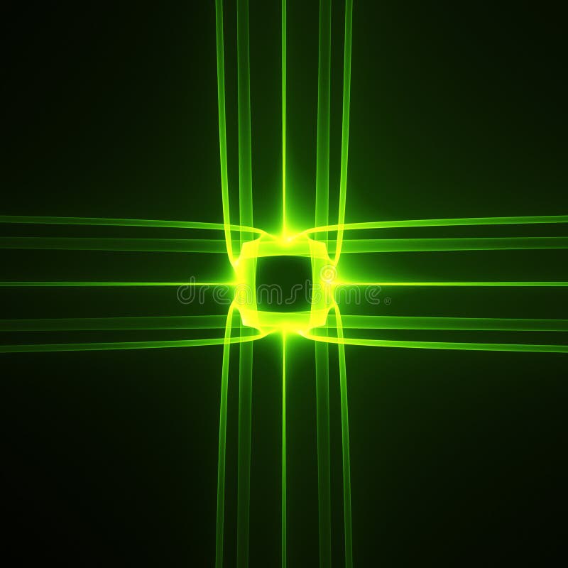 Green glowing cross stock illustration. Illustration of element - 15408419