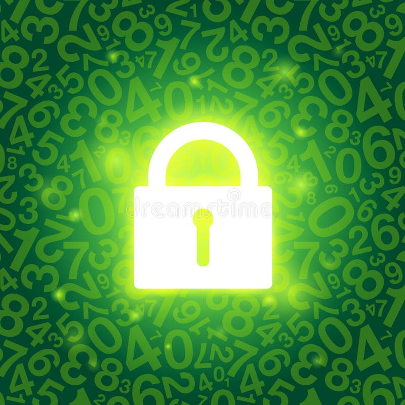 Green Safe Lock Symbol Stock Illustrations – 8,986 Green Safe Lock ...