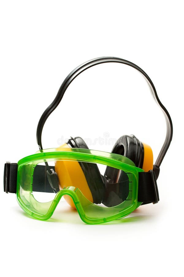Green goggles stock photo. Image of equipment, hard, personal - 24891204