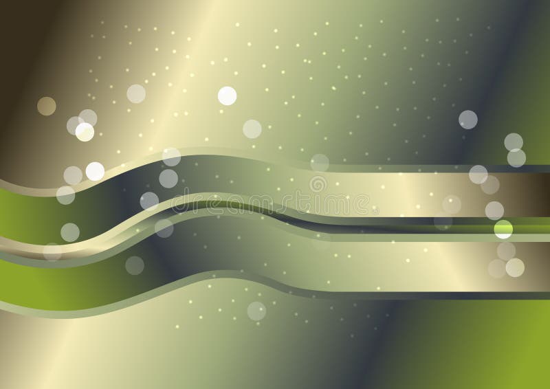 Green and Gold Gradient Background Stock Vector - Illustration of ...