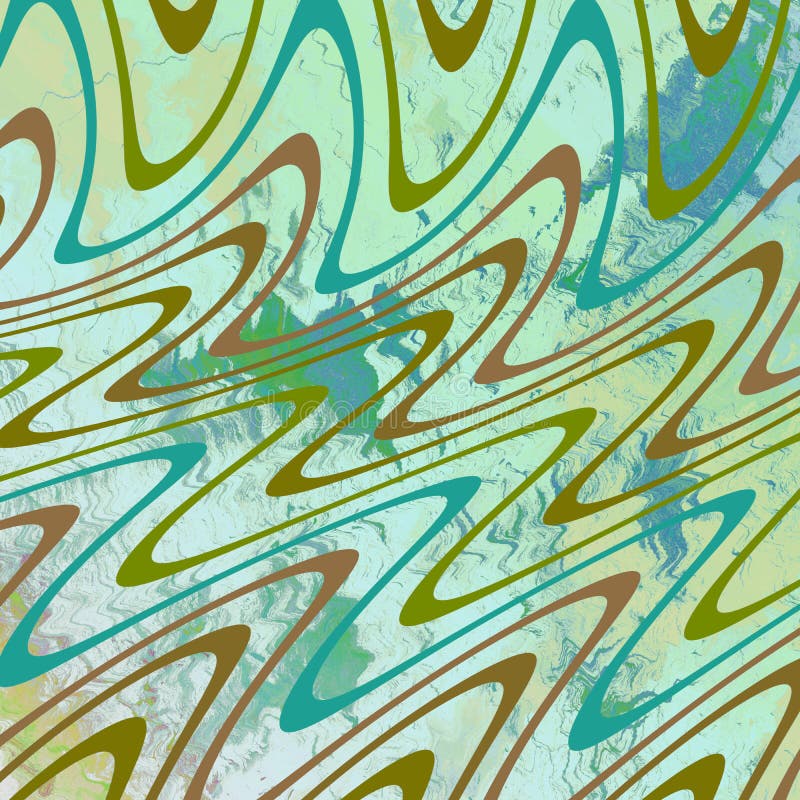 Green Gold Wave Square Waveform Pattern Waves Lines Wavelength ...