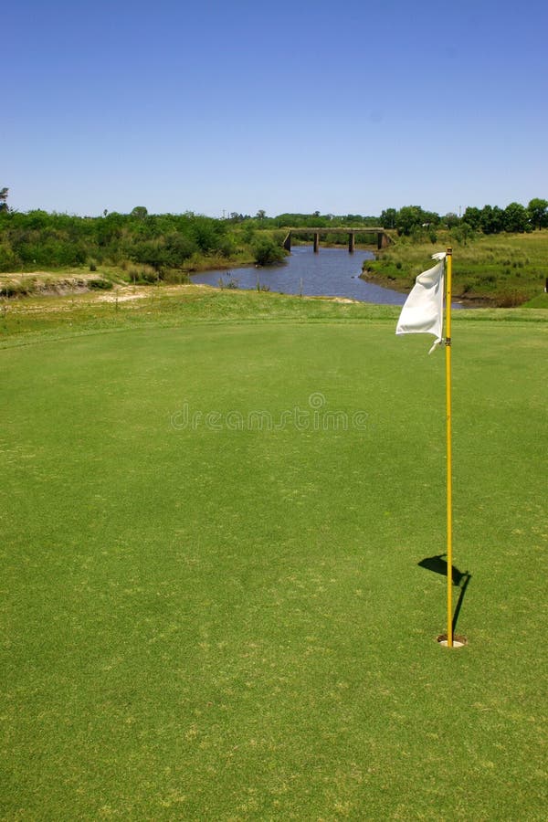 The green of a golf course stock image. Image of green - 2802507