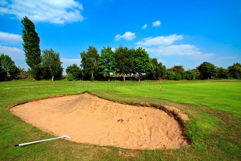 Green golf field stock image. Image of freshness, ball - 14653905