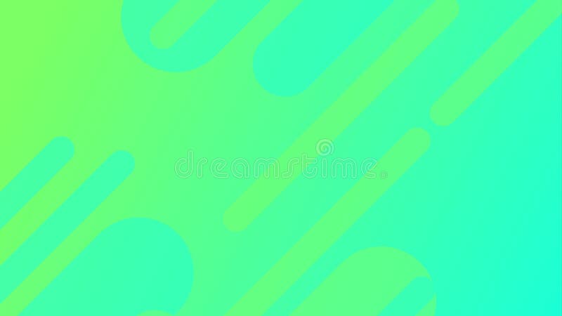 Green Gradient Background Animation with Contemporary Oval Style. Loop ...