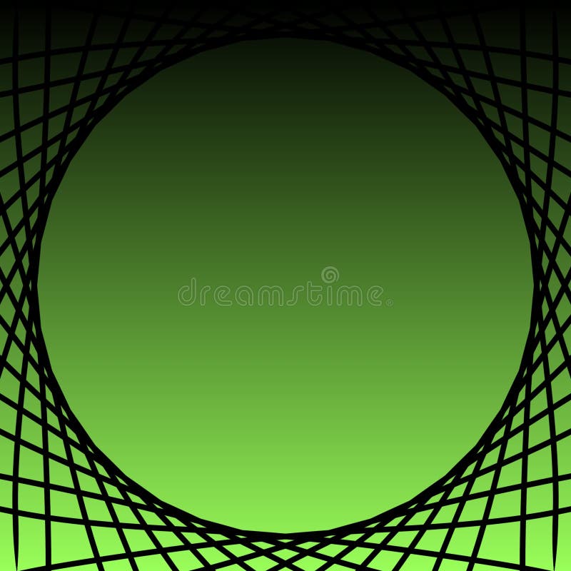 Green Gradient Background with Circle Frame Stock Illustration ...