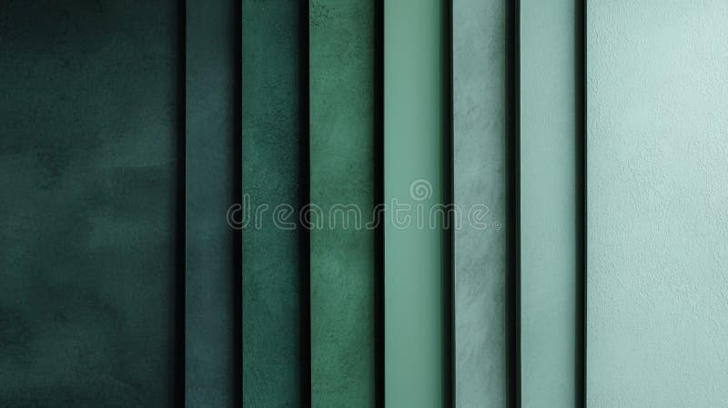 Green Gradient Color Palette Showcasing a Smooth Transition between ...