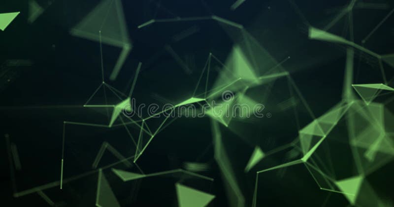 Green Gradient Plexus Polygon Abstract Background Animation Stock Footage - Video of wallpaper ...