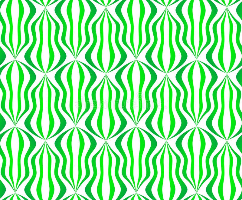 Green Gradient on White Tear Drop Shaped Chinese Lantern Pattern ...