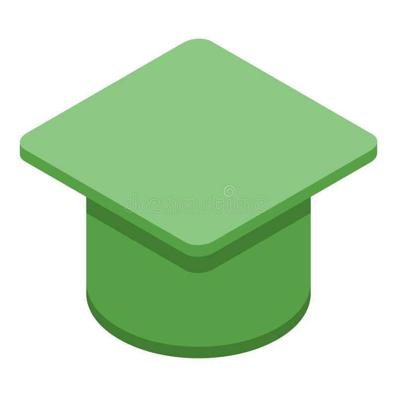 Student Graduation Hat Icon, Outline Style Stock Vector - Illustration ...