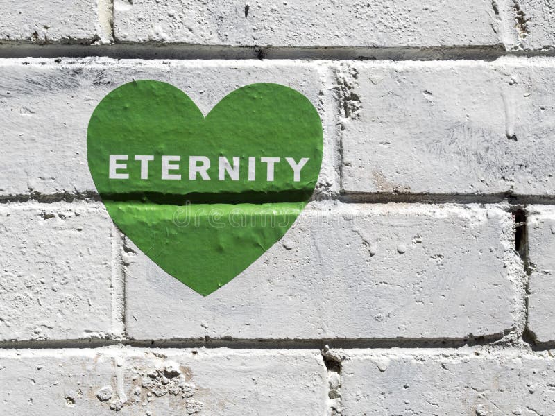 Green Graffiti Heart on White Wall Stock Image - Image of color ...
