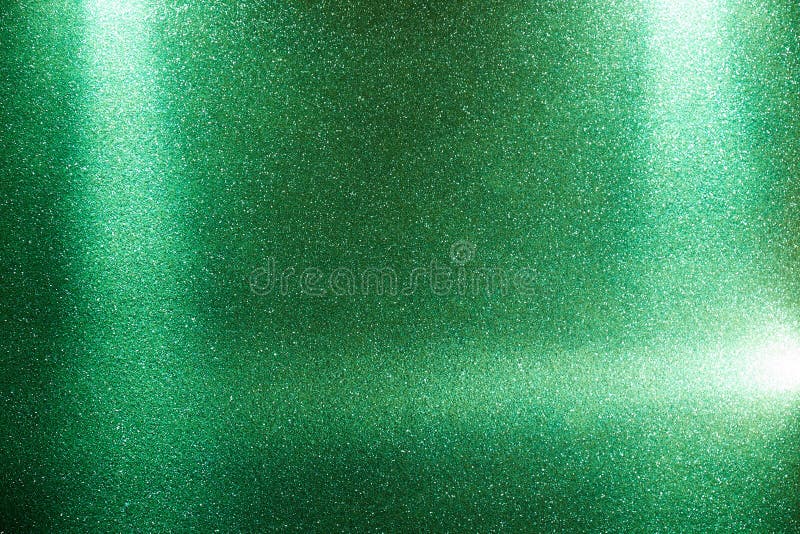 On a Green Grainy Background, Light Rays of Light Stock Photo - Image ...