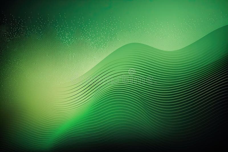 Green Grainy Gradient Background, Blurry Colors Wave Pattern with Noise ...