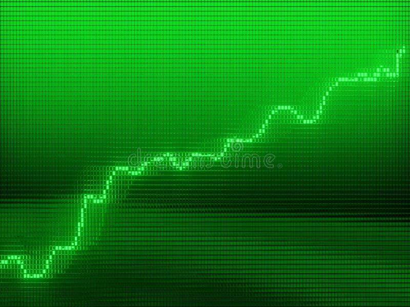 Green Graph Moving Up Chart As Growth and Business Success Stock ... Green Graph Moving Up Chart As Growth and Business Success Stock ...
